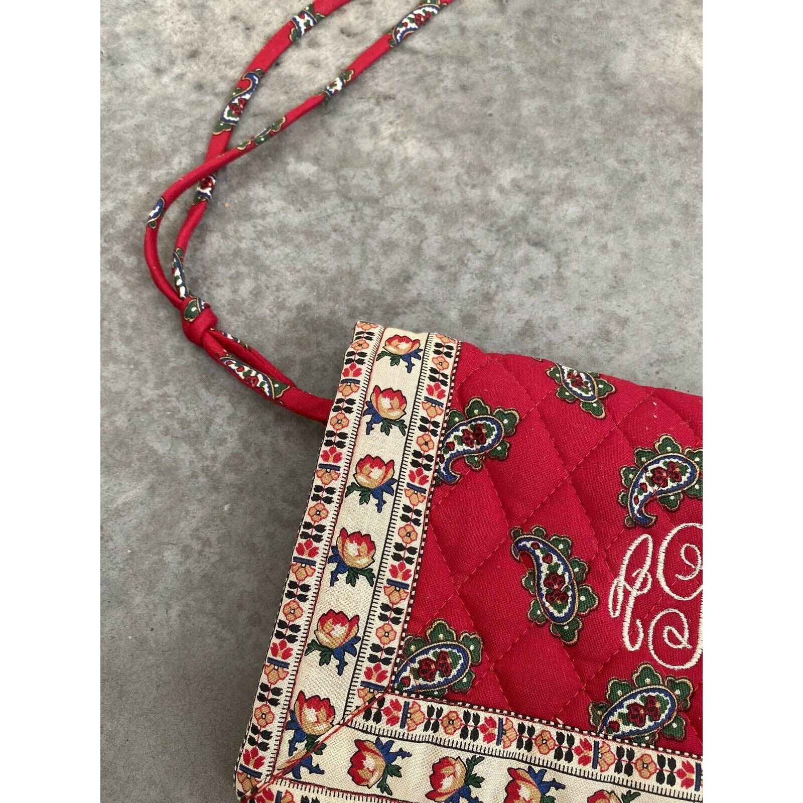 Red Paisley Purse Shoulder Bag Floral 8 X 6 - Etsy