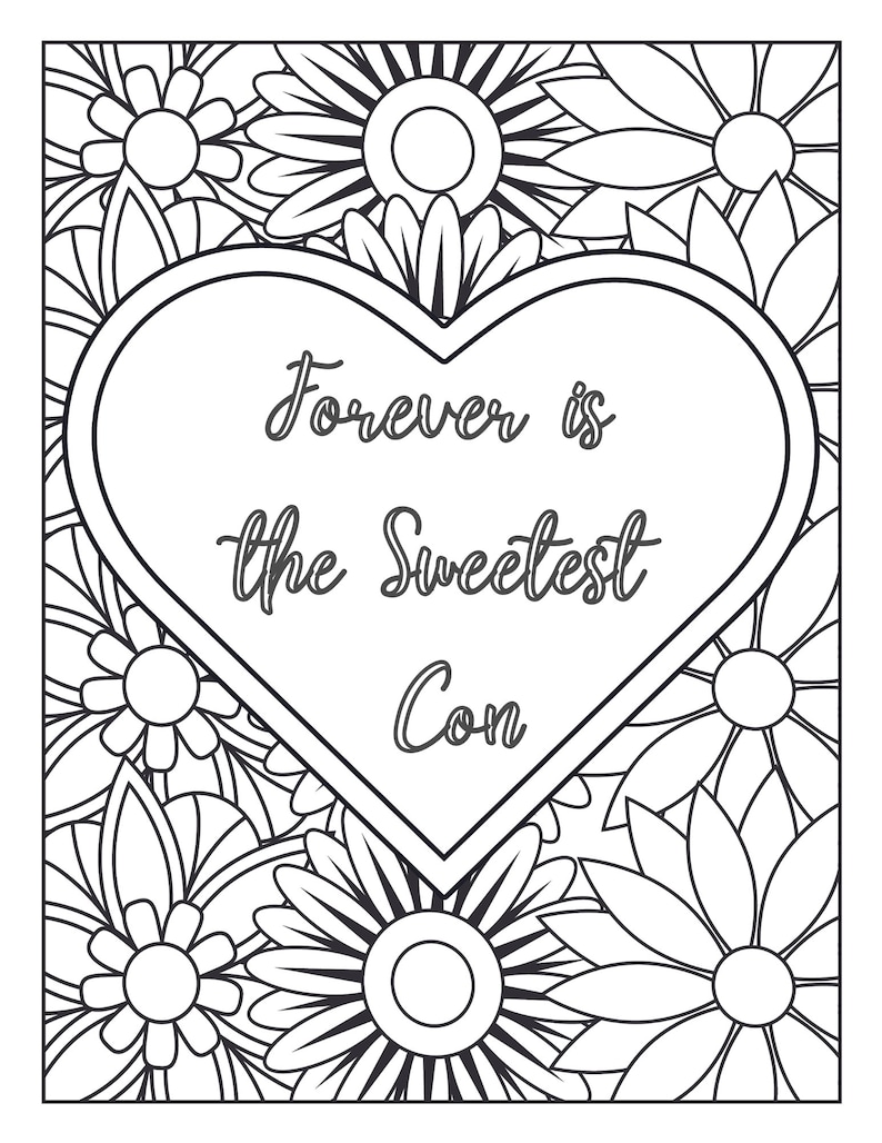 Taylor Swift Lyric Coloring Pages - Etsy