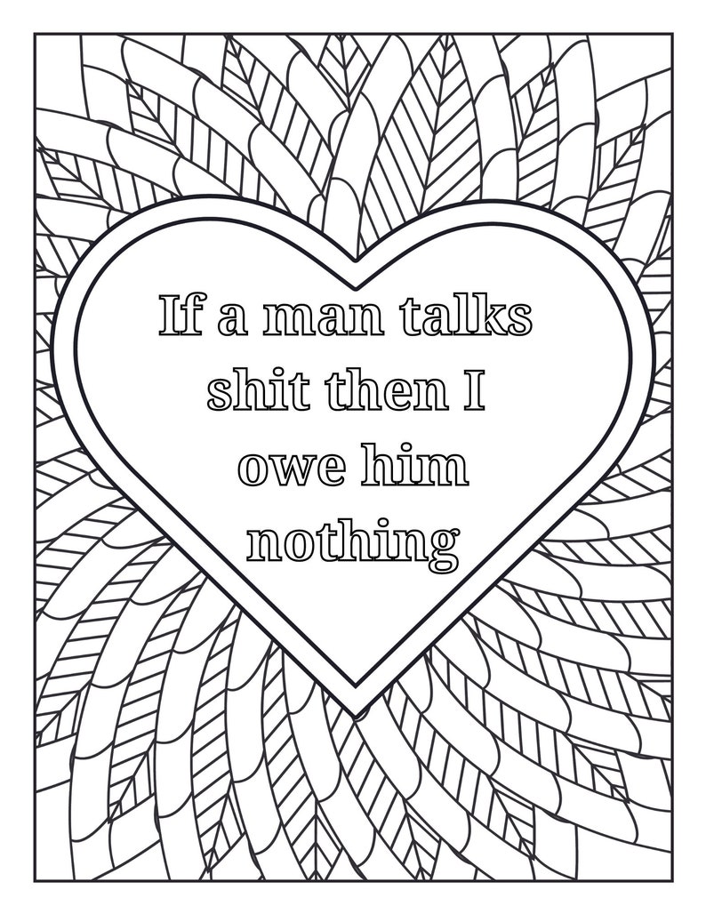 Taylor Swift Lyric Coloring Pages - Etsy
