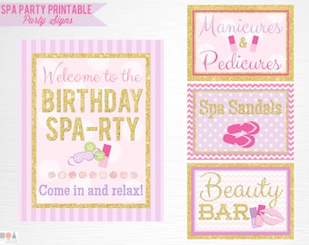 Spa signs | Etsy