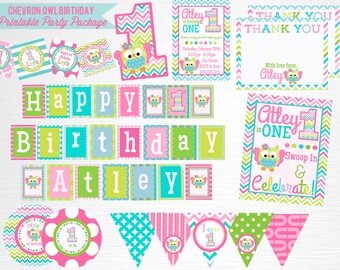 Chevron Birthday | Etsy
