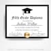 Homeschool Graduation Printable Digital Diploma Certificate - Etsy