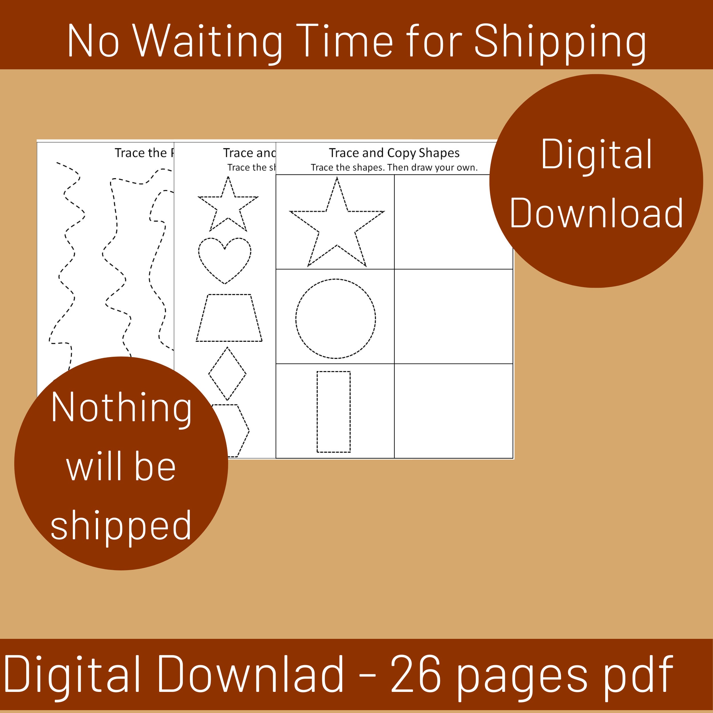 Stroke Recovery Activities | Adult Tracing Worksheets | Seniors Pen ...