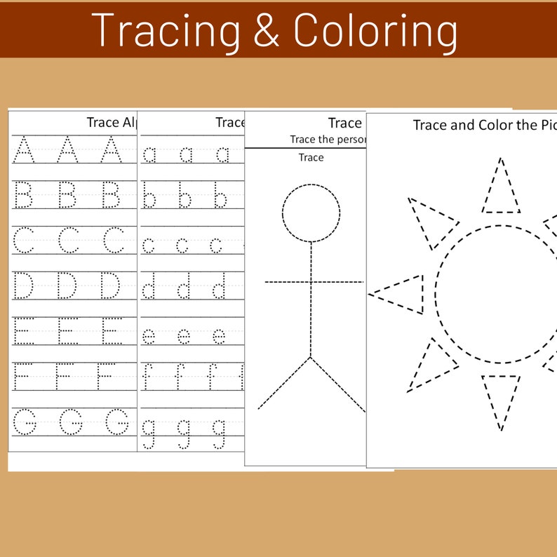 Stroke Recovery Activities | Adult Tracing Worksheets | Seniors Pen ...