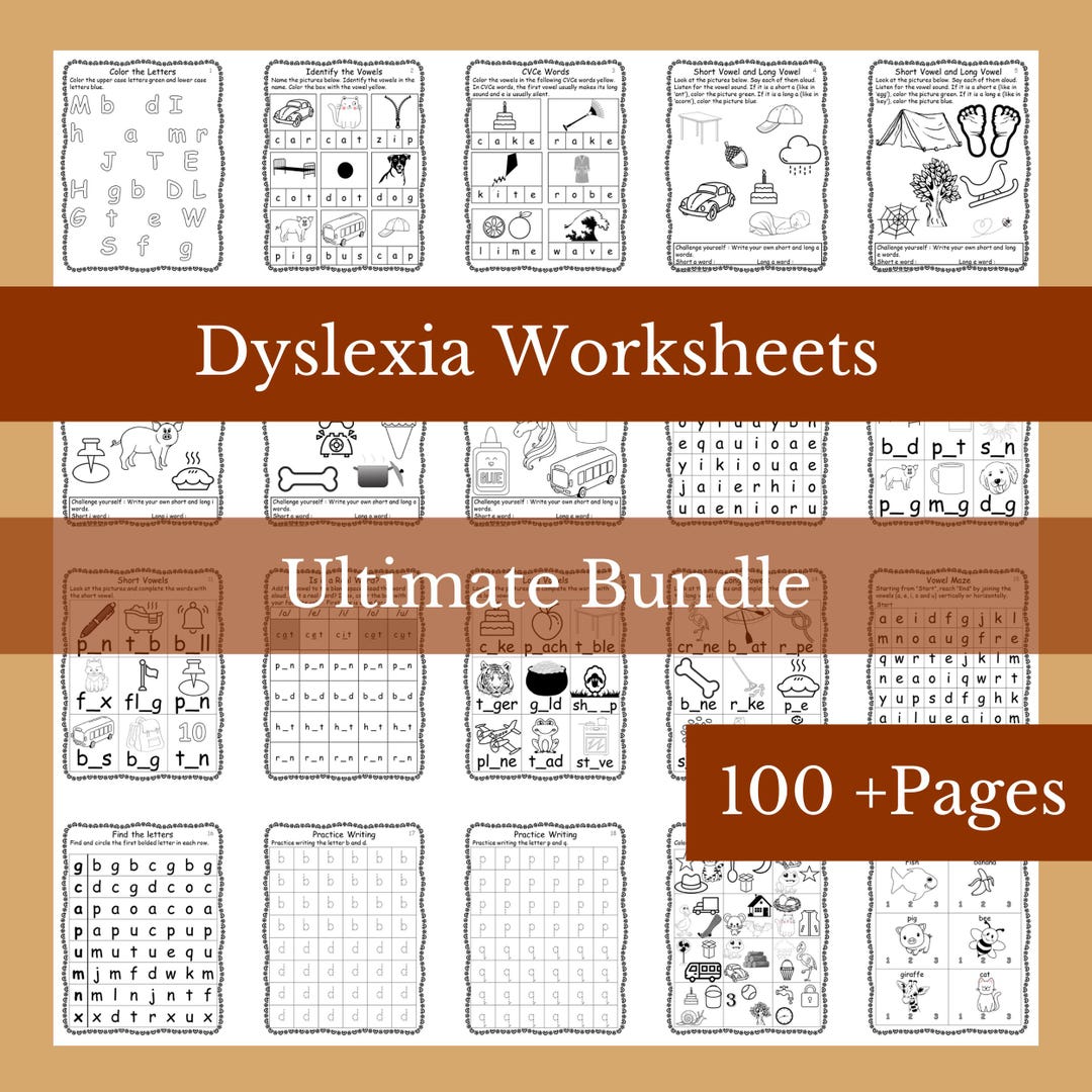 Dyslexia Reading Workbook: 100+ Spelling Activities, Ages 6+ (digital ...