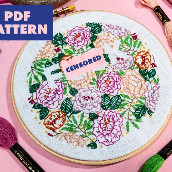 Swear Embroidery - Etsy