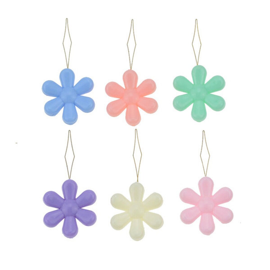 Daisy Needle Threader Set of 3, Cute Sewing Accessories, Pastel ...