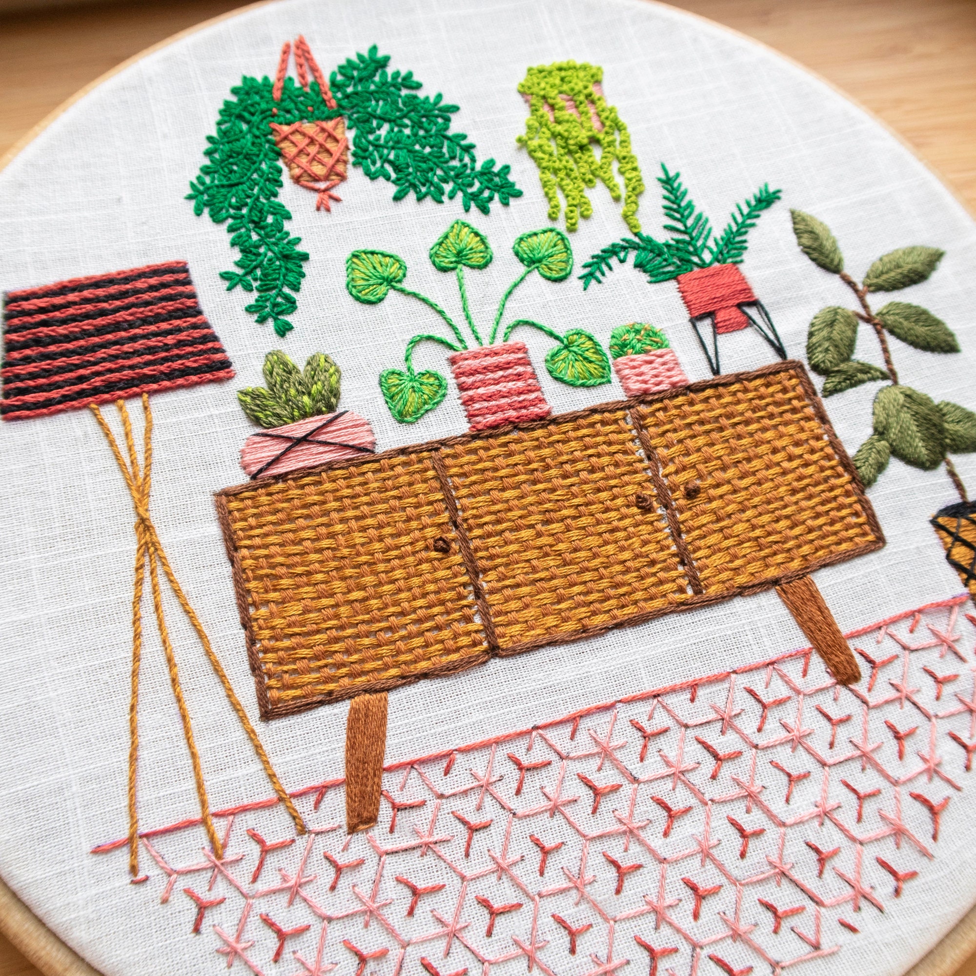 Botanical Embroidery Kit Plants Embroidery Design House | Etsy