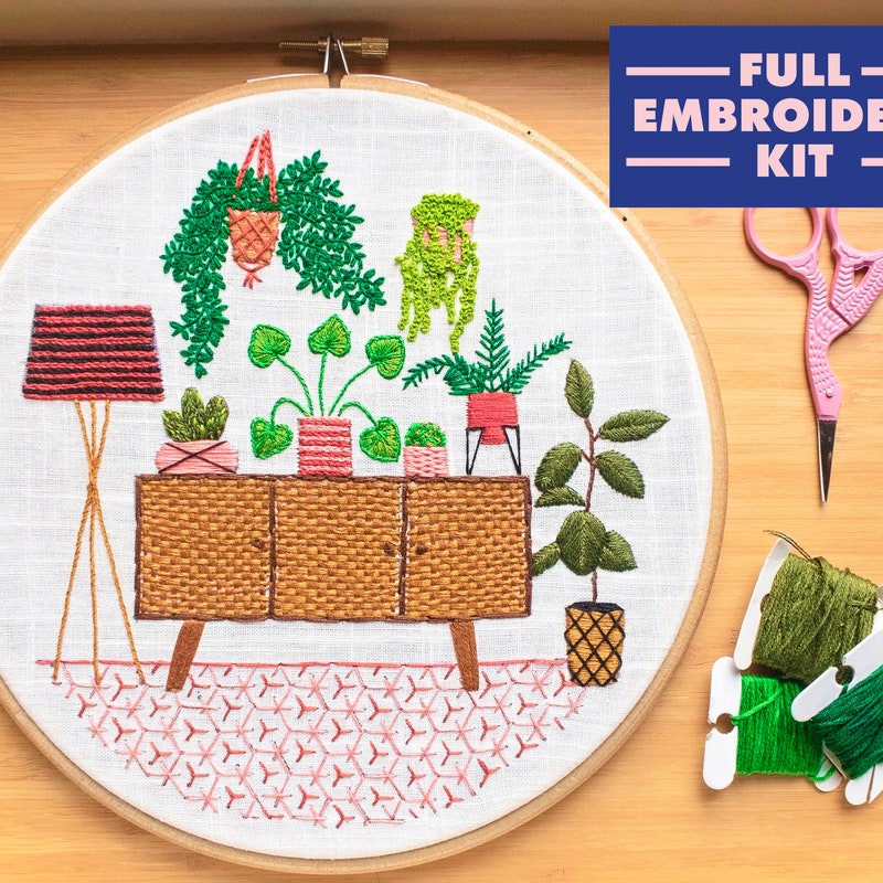 Plant Embroidery - Etsy