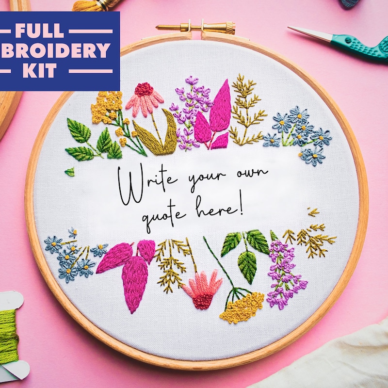 Quote Embroidery - Etsy