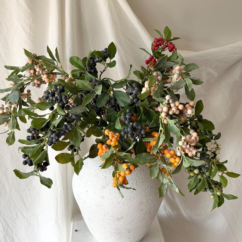 Faux Yellow Flower Stems - Etsy