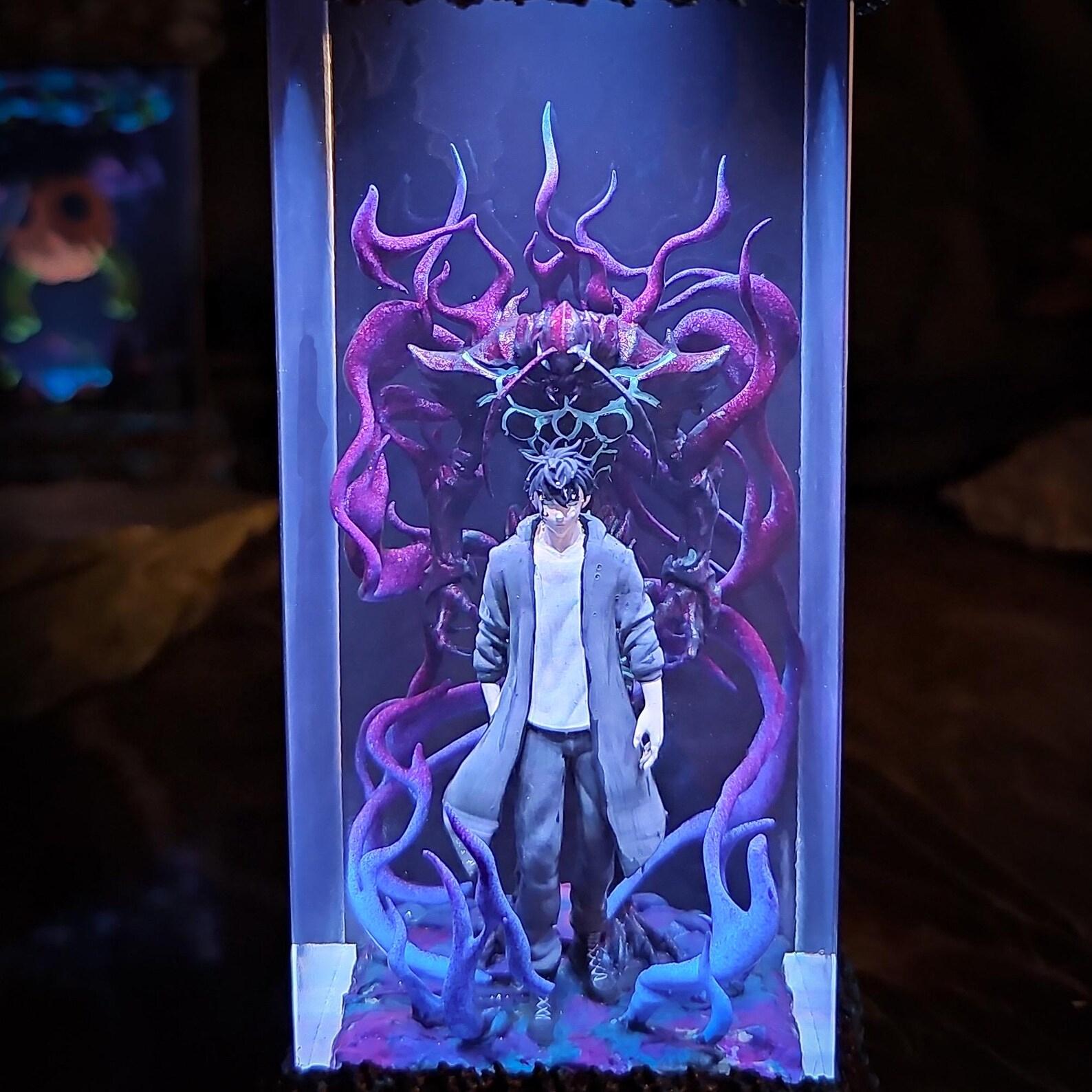 Su\.ng Jinw.oo Solo Leveling Handmade Epoxy Resin Lamp, Resin Art ...