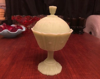 Fenton candy dish | Etsy