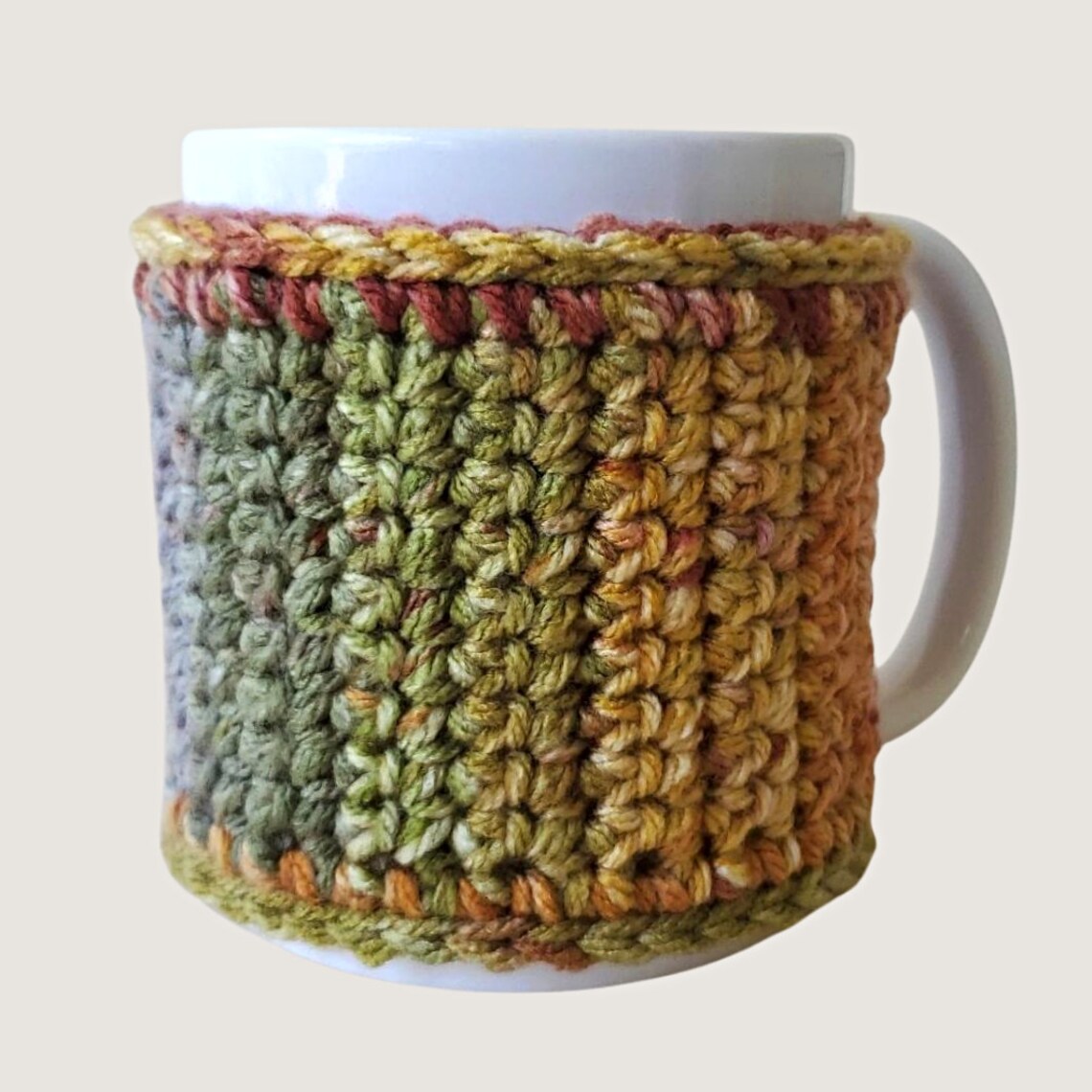 Crocheted Mug Cozy Sleeve: Spiced Cedar Fall Coffee Cup Warmer - Etsy