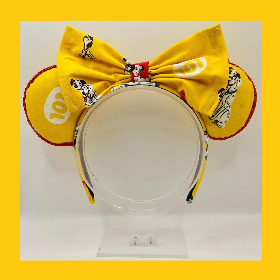 101 Dalmatian’s (yellow) Mouse Ears Headband - Etsy