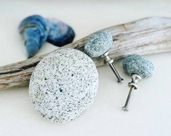 River Rock Drawer Pulls - Etsy