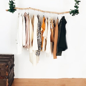 Boho Clothing Rack 4-7 FT - Driftwood Branch Clothes Hanger - Retail ...
