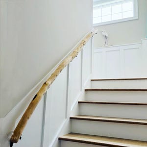 Rustic Driftwood Stair Rail - Branch Handrail 2-16ft - Nature-inspired ...