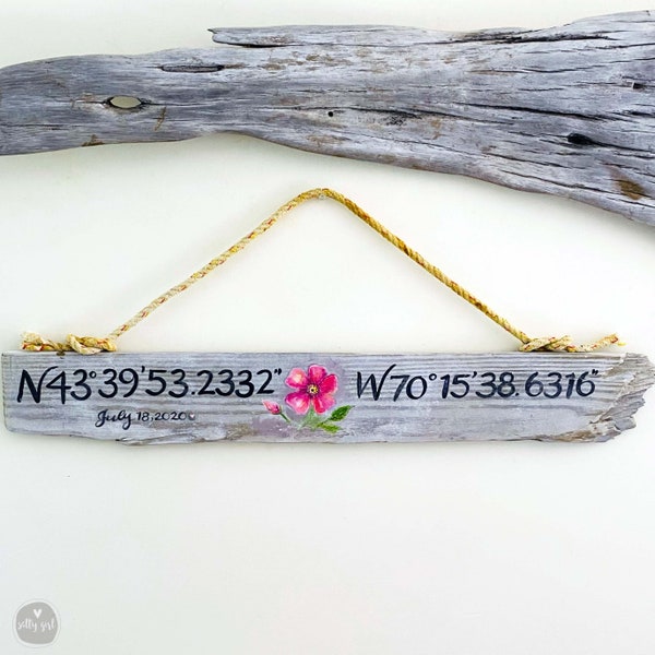 Coordinates Sign - Etsy