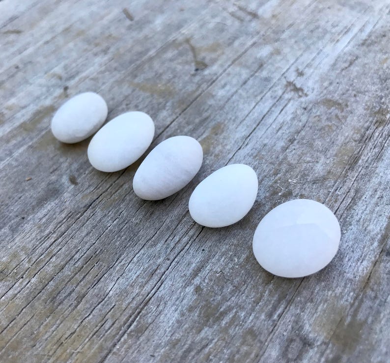 Maine Quartz Beach Stones 5 Pieces Smooth & Rounded White | Etsy