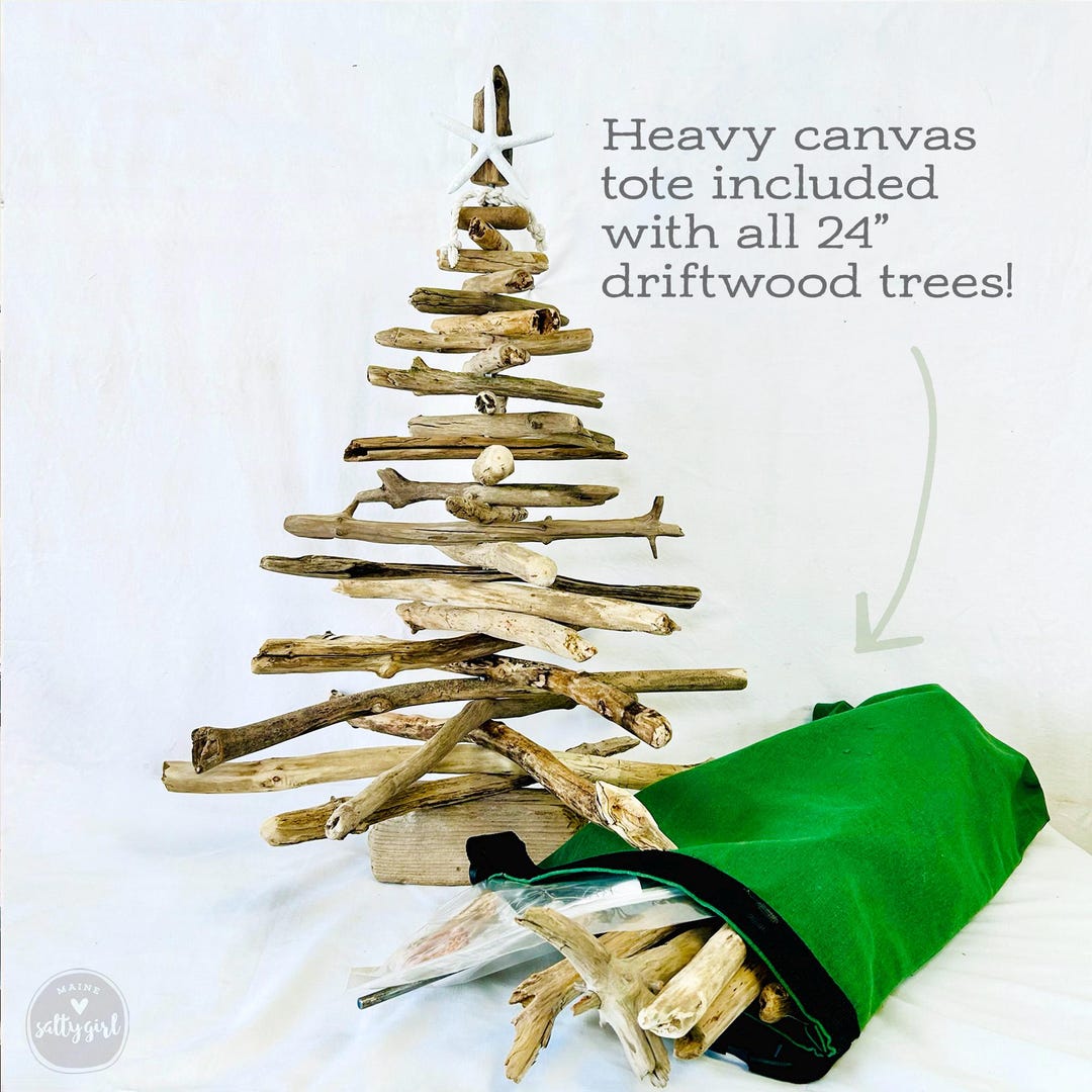 Driftwood Christmas Tree 2 FT - Maine Tabletop Wooden XMAS Tree - Etsy