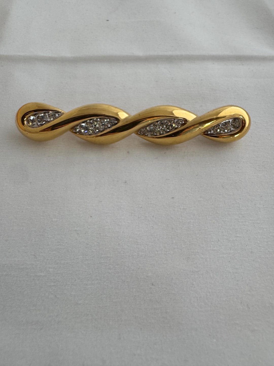 Nina Ricci Twist Crystals Pin Brooch Beautiful Vintage Hallmark Nina ...