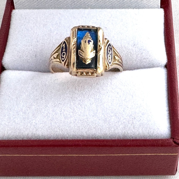 1968 Class Ring - Etsy