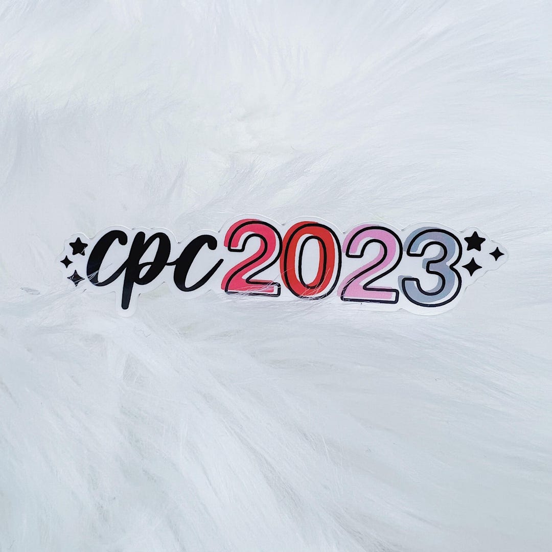 CPC 2023 Vinyl Sticker Die Cut - Etsy