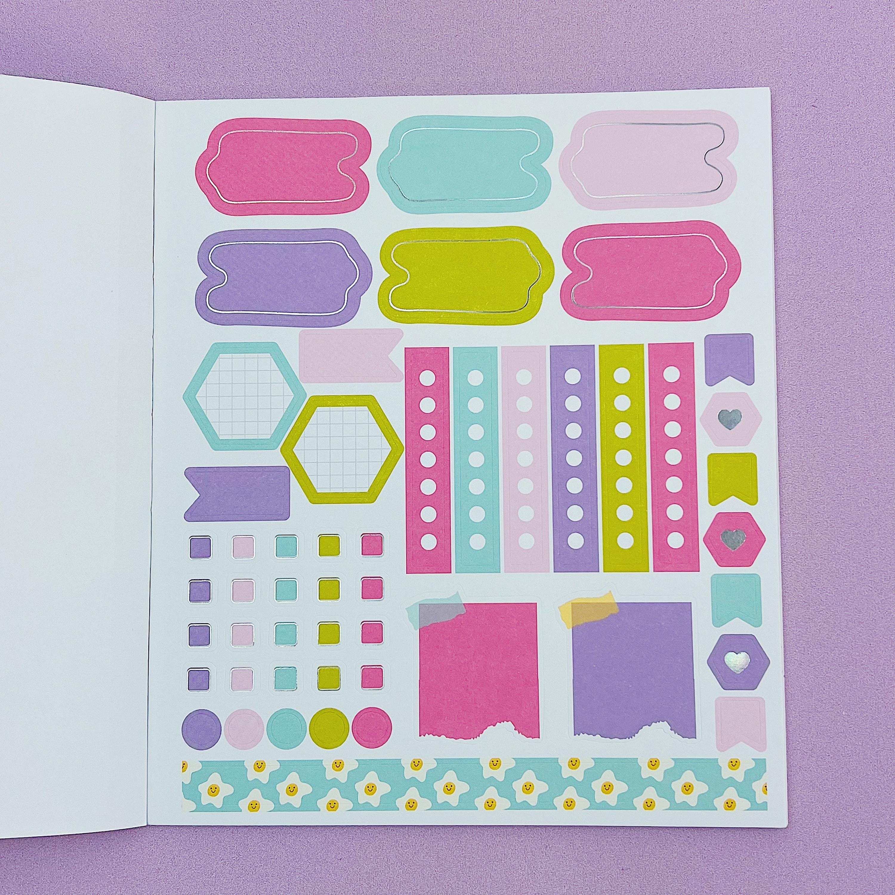 Doing My Best Sticker Book | Matte Sticker Paper | 10 Pages | Holo Foil ...