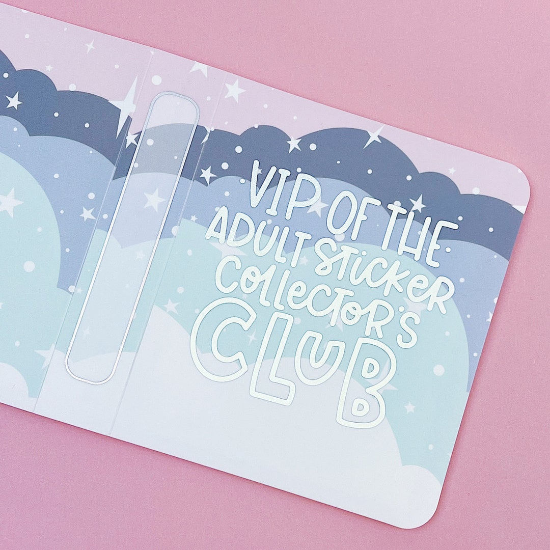 VIP of the Adult Sticker Collector Club Sticker Album Fits 60 Sticker ...
