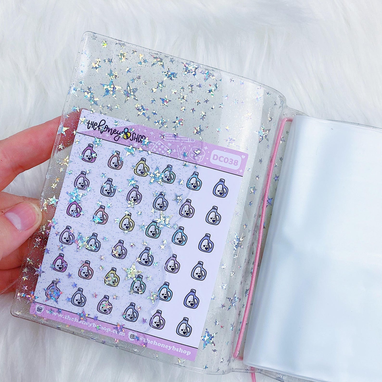 Jelly Doodle Sticker Keeper | Fits 4" X 4.875" Stickers + Items - Etsy