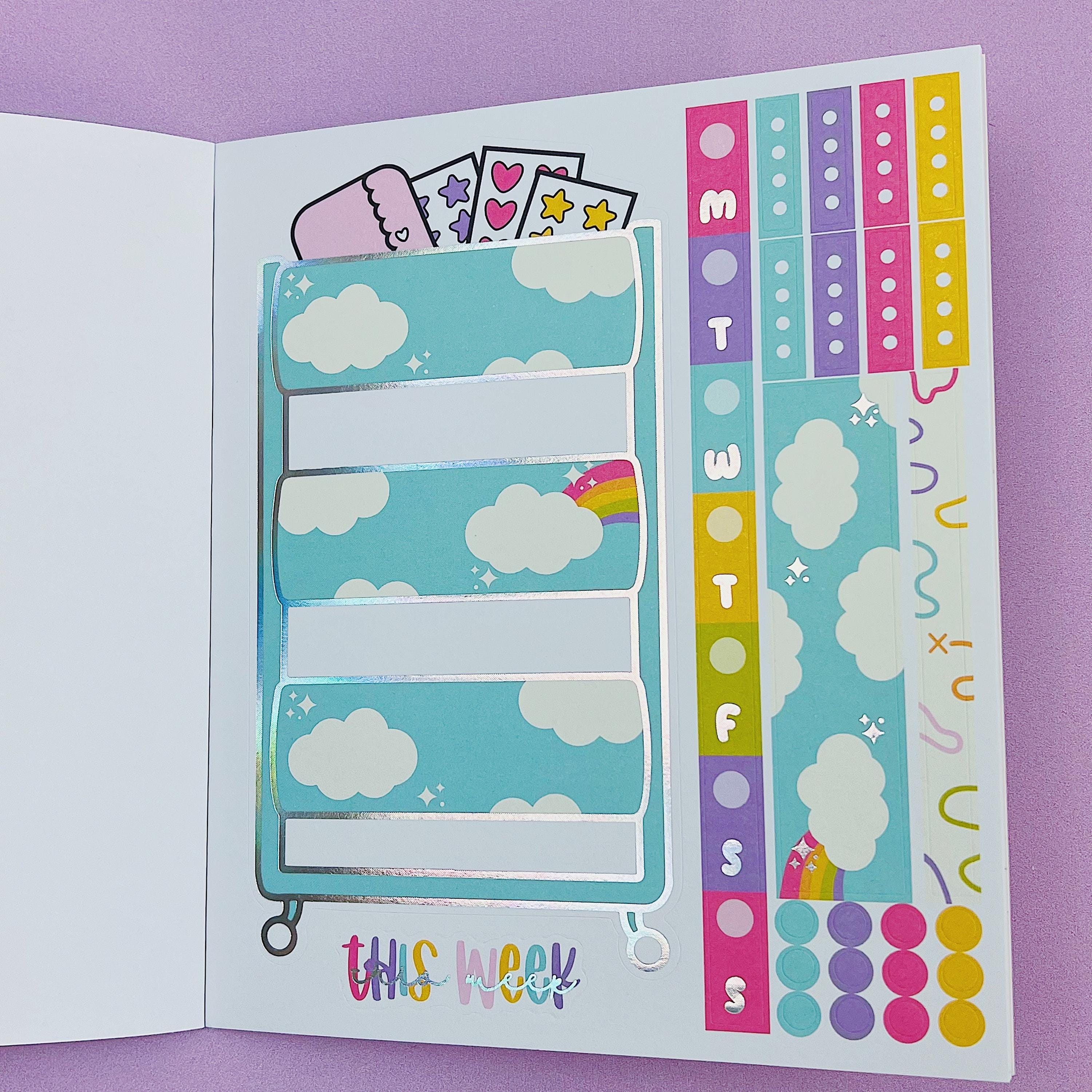 Doing My Best Sticker Book | Matte Sticker Paper | 10 Pages | Holo Foil ...