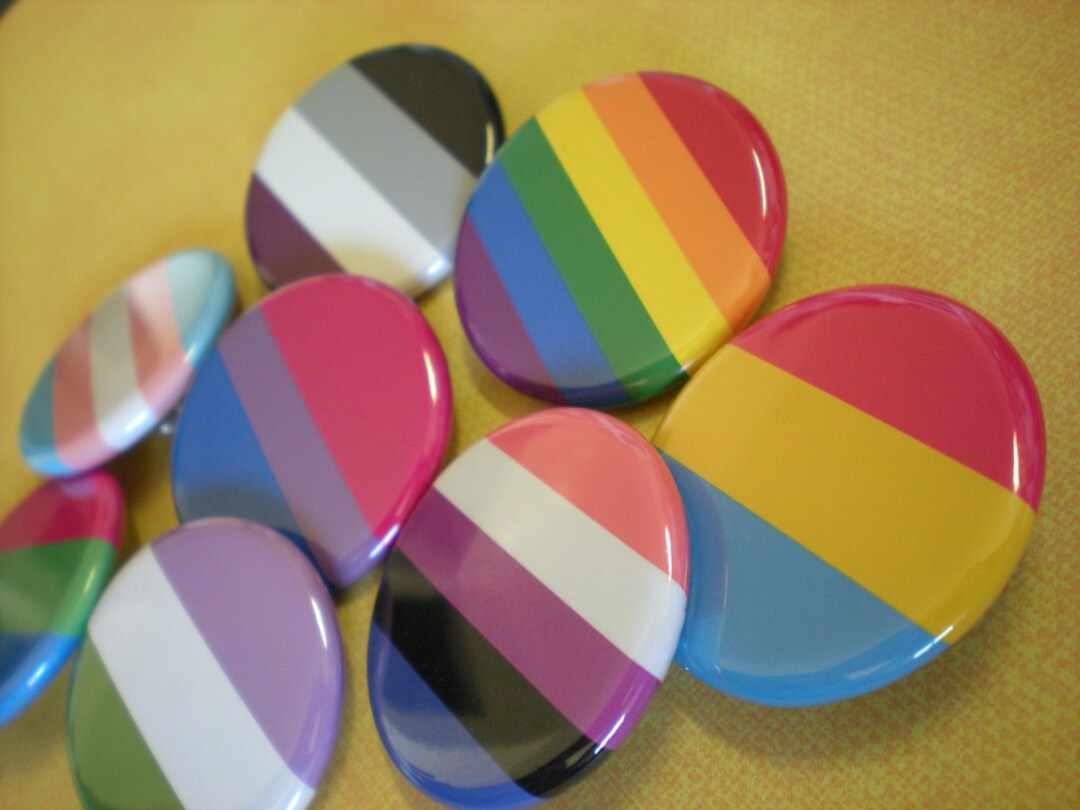 Pride Flag Buttons - Etsy