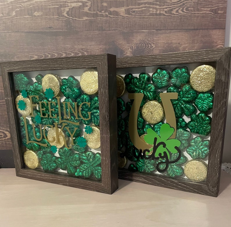 St Patrick’s Day Shadow Boxes - Etsy