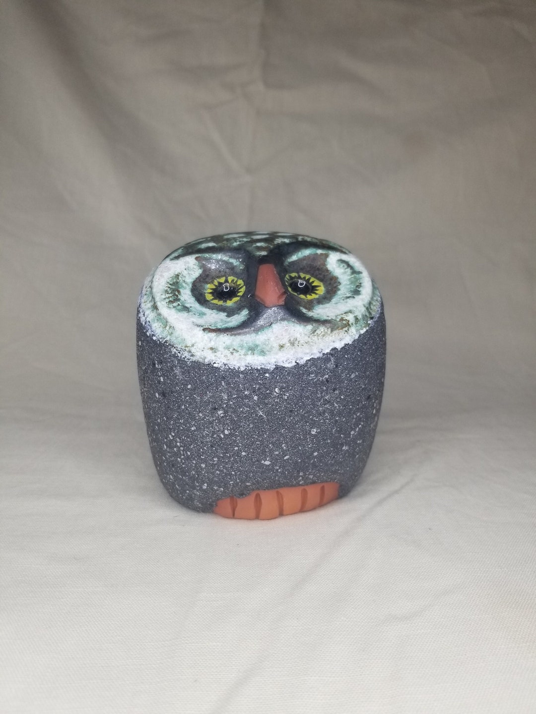 Vintage Nittsjo Art Owl by Swedish Artist Thomas Hellstrom, Adorable ...