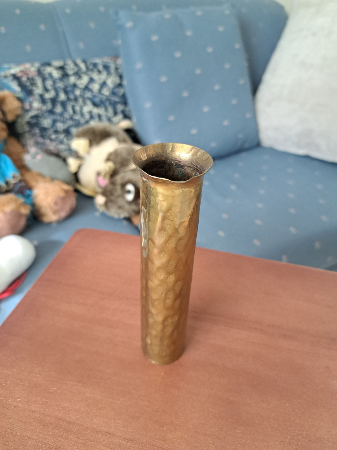 Vintage Trench Art Artillery Shell Casing Vase, Vintage Brass Metal ...