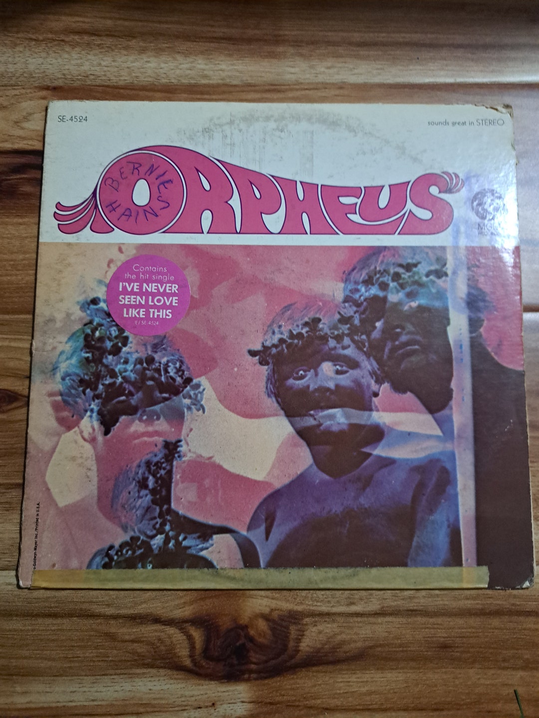 Vintage Vinyl Orpheus Record Album, Rock Music by Orpheus, I Never Seen ...