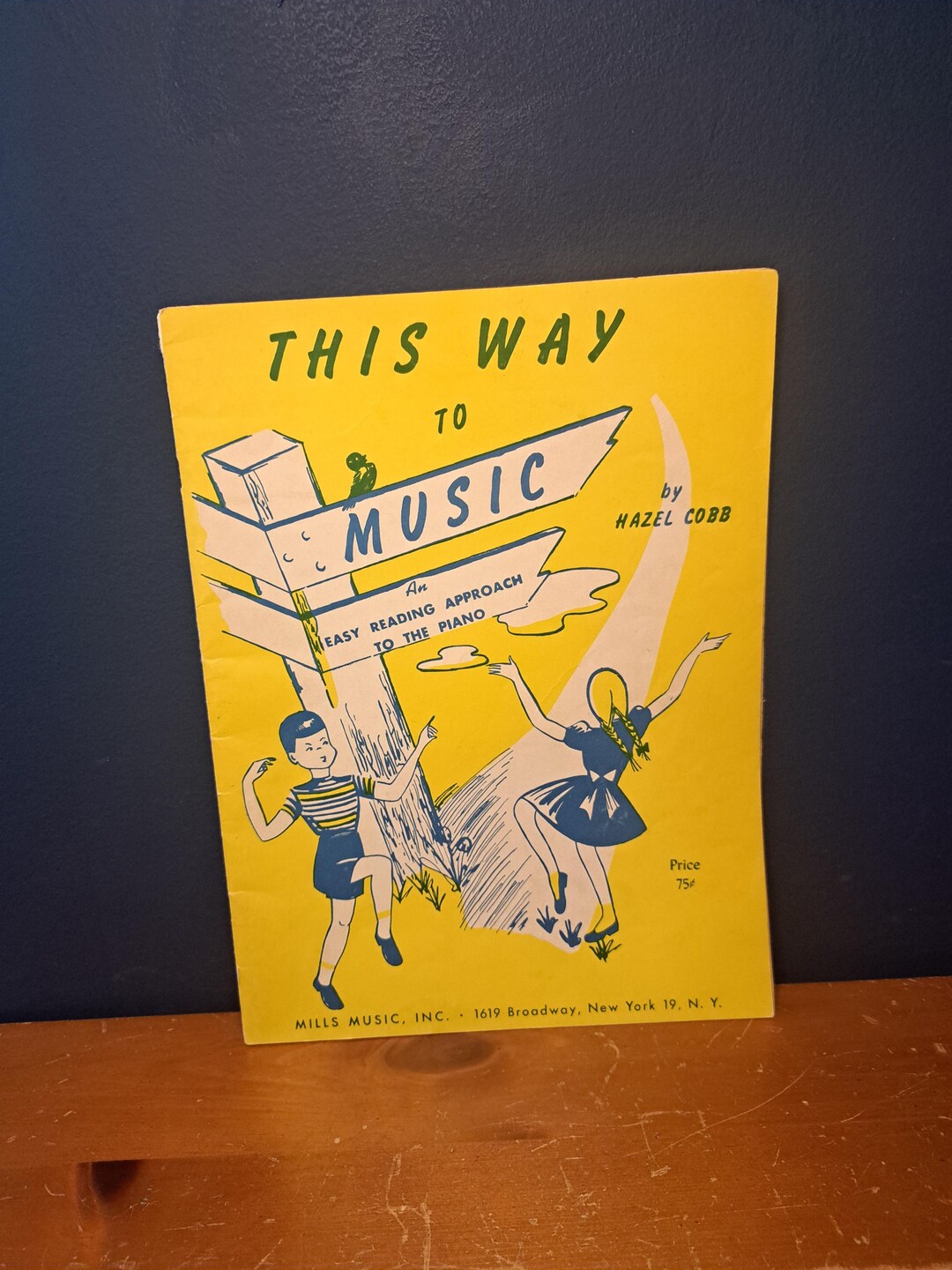 Vintage Piano Easy Reader This Way to Music by Hazel Cobb, Vintage ...