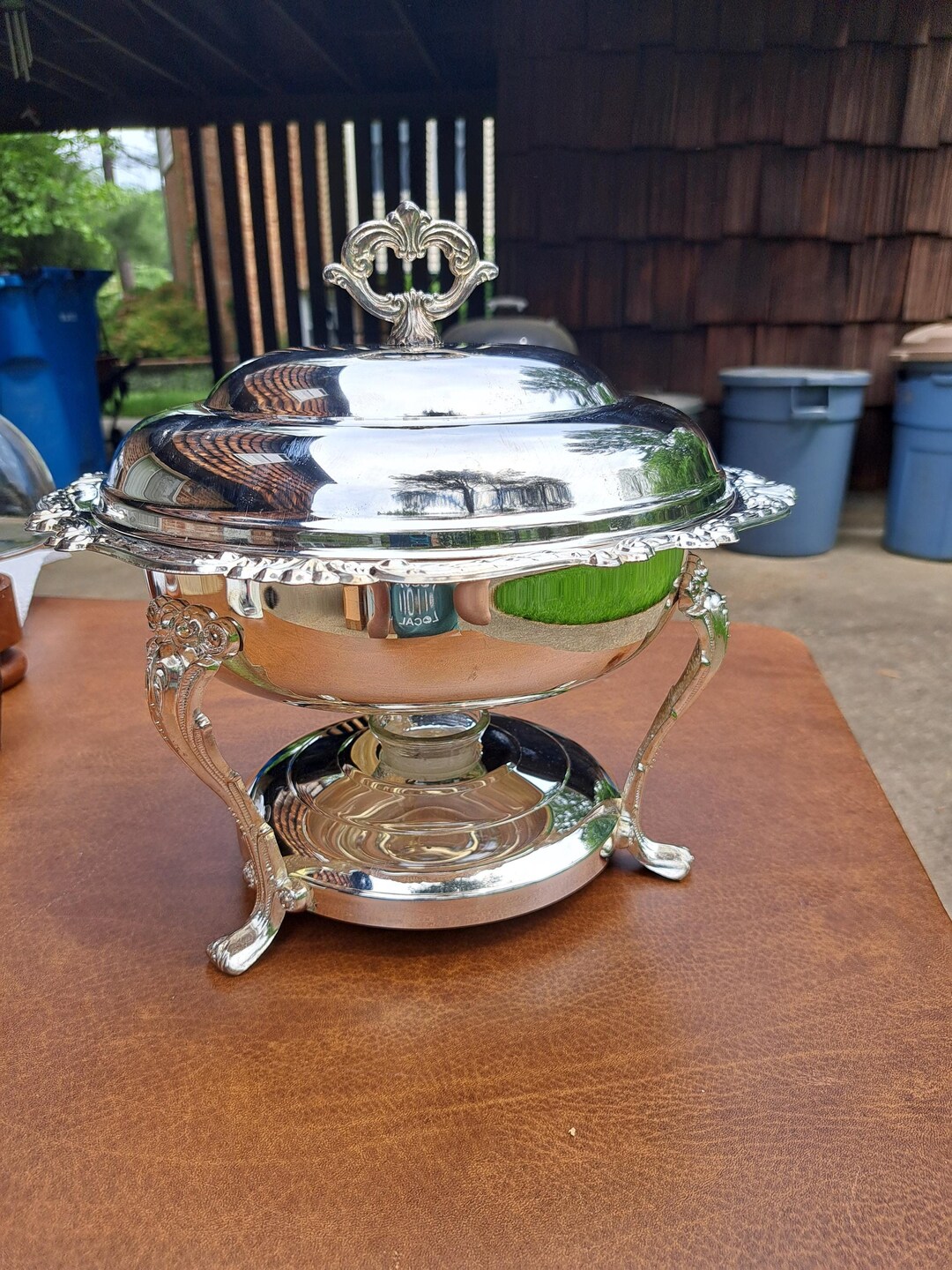 Vintage Silver Food Warmer, Vintage Master's Guild 2 Quart Food Warmer ...