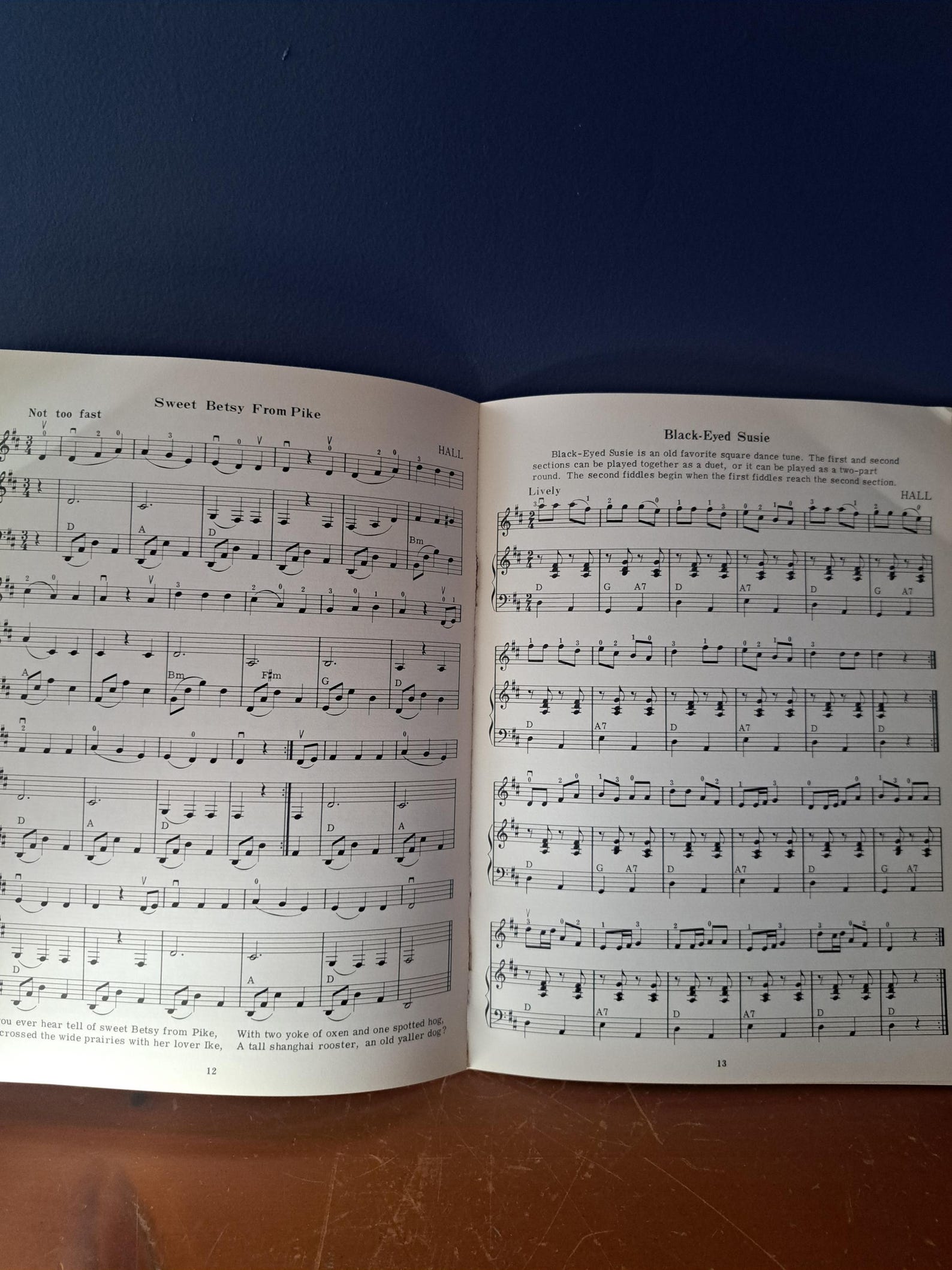 Vintage Fiddle Book, Hall's Fiddle Book, Authentic Country Fiddle ...