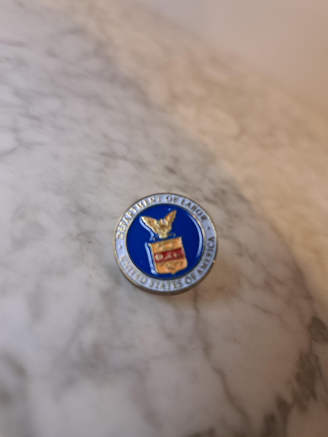 Vintage Department of Labor Lapel Pin, Vintage US Government Lapel Pin ...