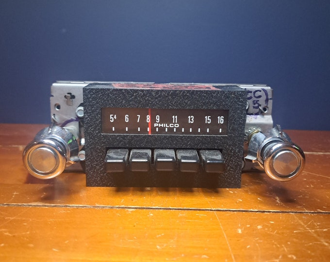 Vintage Ford Maverick Radio, Ford Maverick Factory Radio, Aeronutronic ...