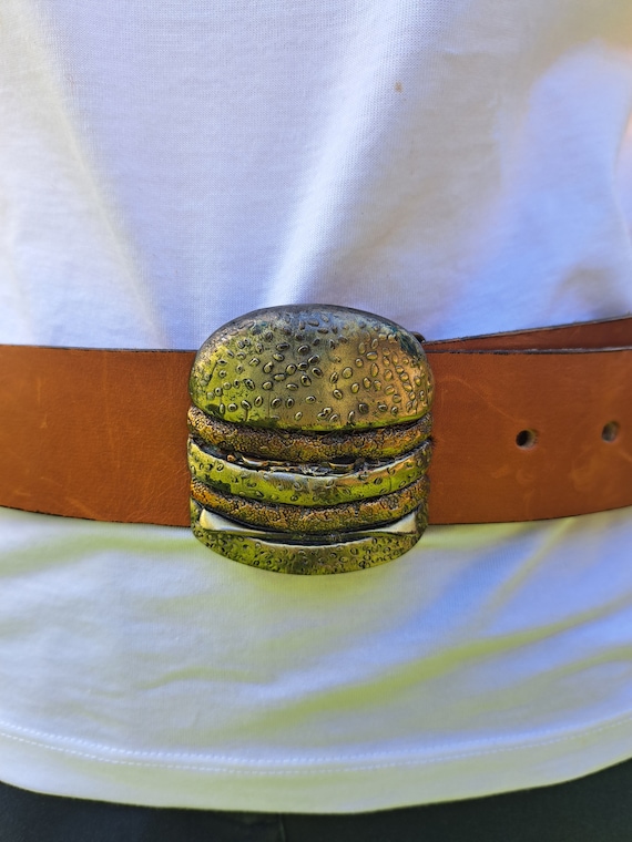 Vintage Very Rare McDonald's Leather and Brass Big Ma… - Gem