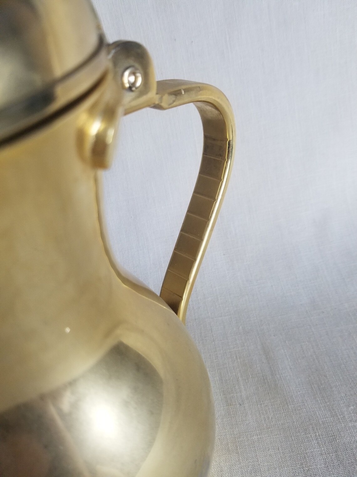 Vintage Brass Arabic Ewer Brass Coffee Pot Tea Pot Made in | Etsy