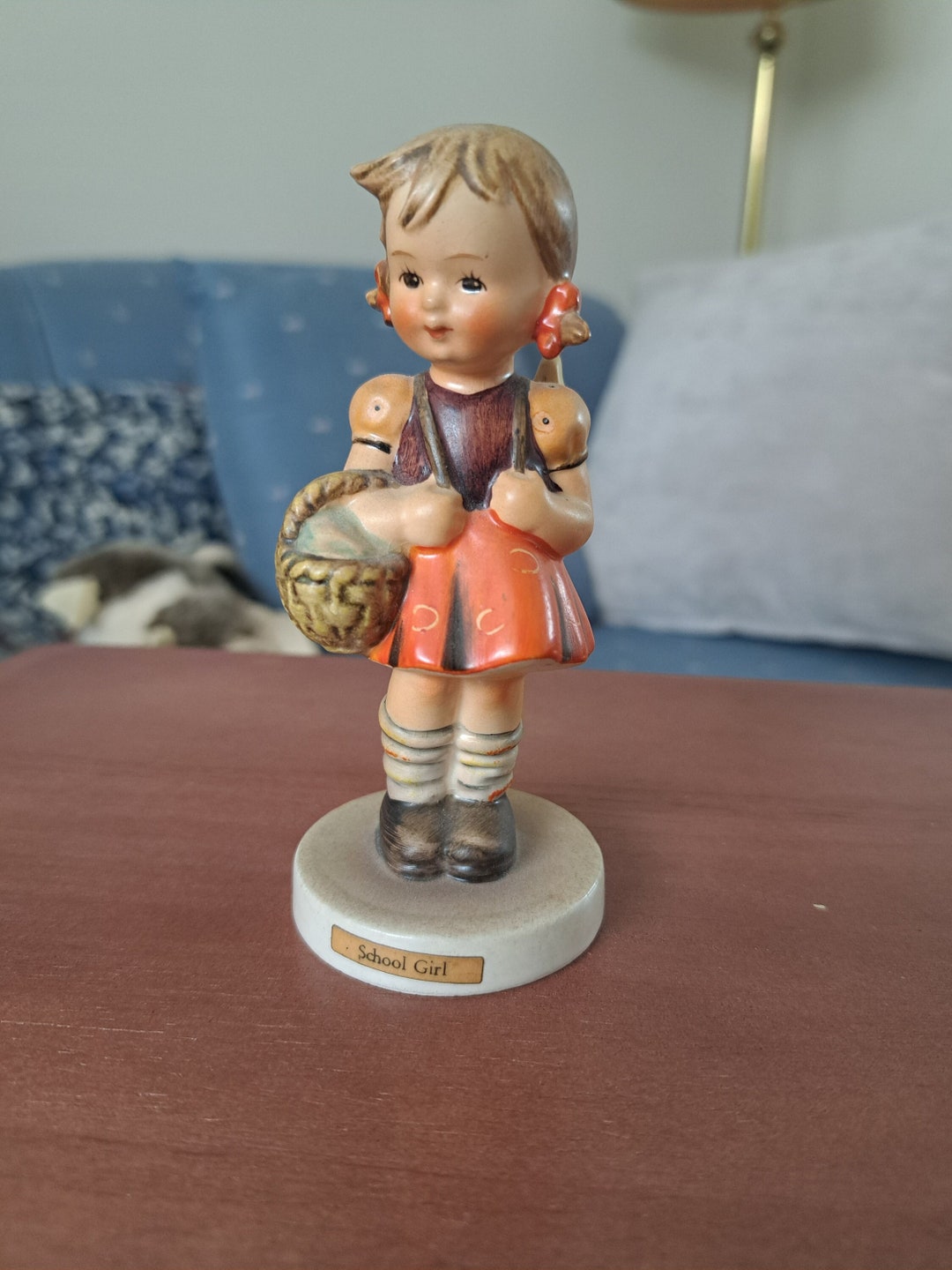 Vintage Hummel School Girl, Vintage Hummel Figurine, Goebel Hummel Figure, Hummel 81 School Girl ...