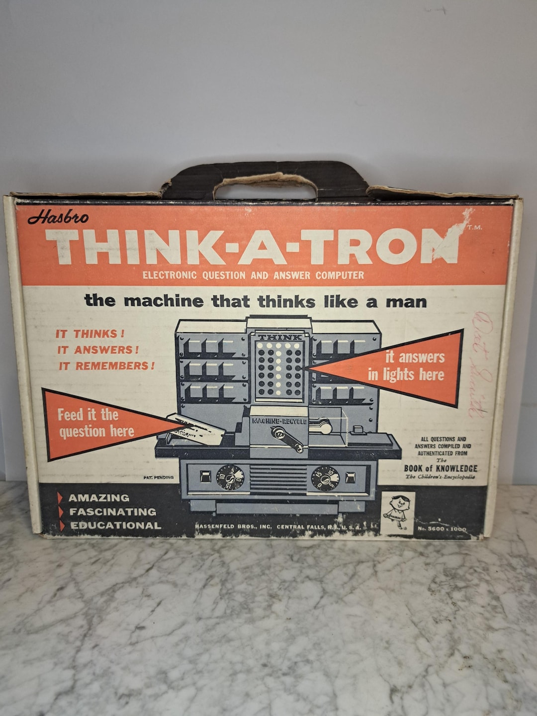 Vintage Think-a-tron by Hasbro Toys, 1960's Hasbro Think-a-tron, the ...