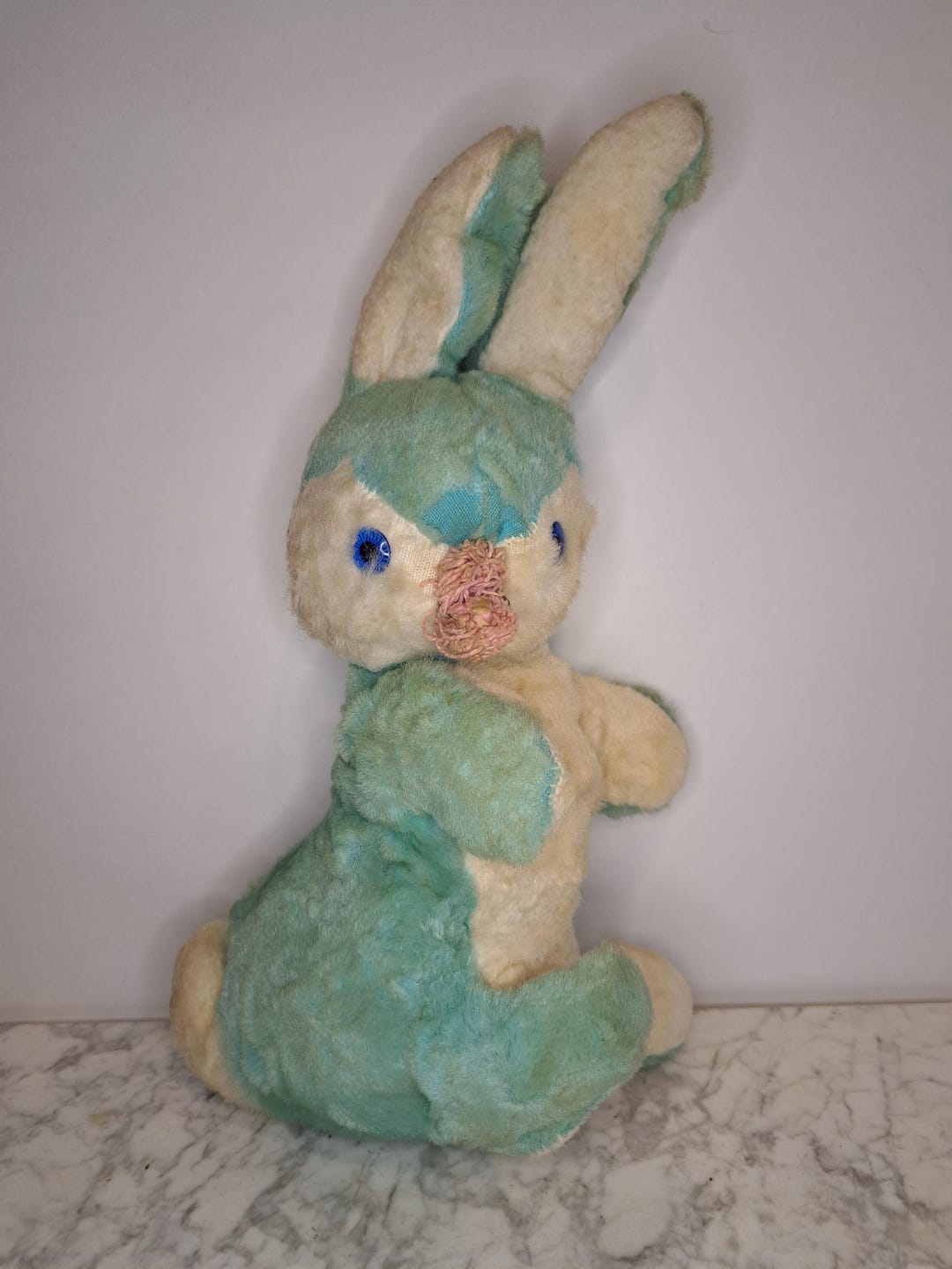 Vintage Blue Bunny, Vintage Musical Plus Toy Blue Bunny, Vintage ...
