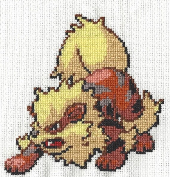 Arcanine Pixel Art