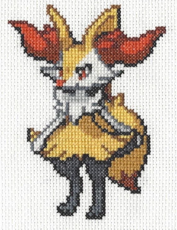 Pokemon Fennikin Pixel Minecraft