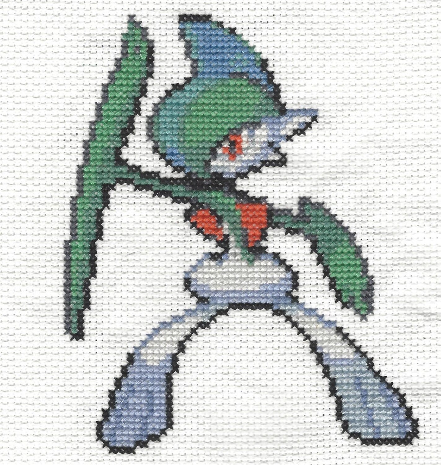 Gallade Pokemon Cross Stitch Pattern - Etsy